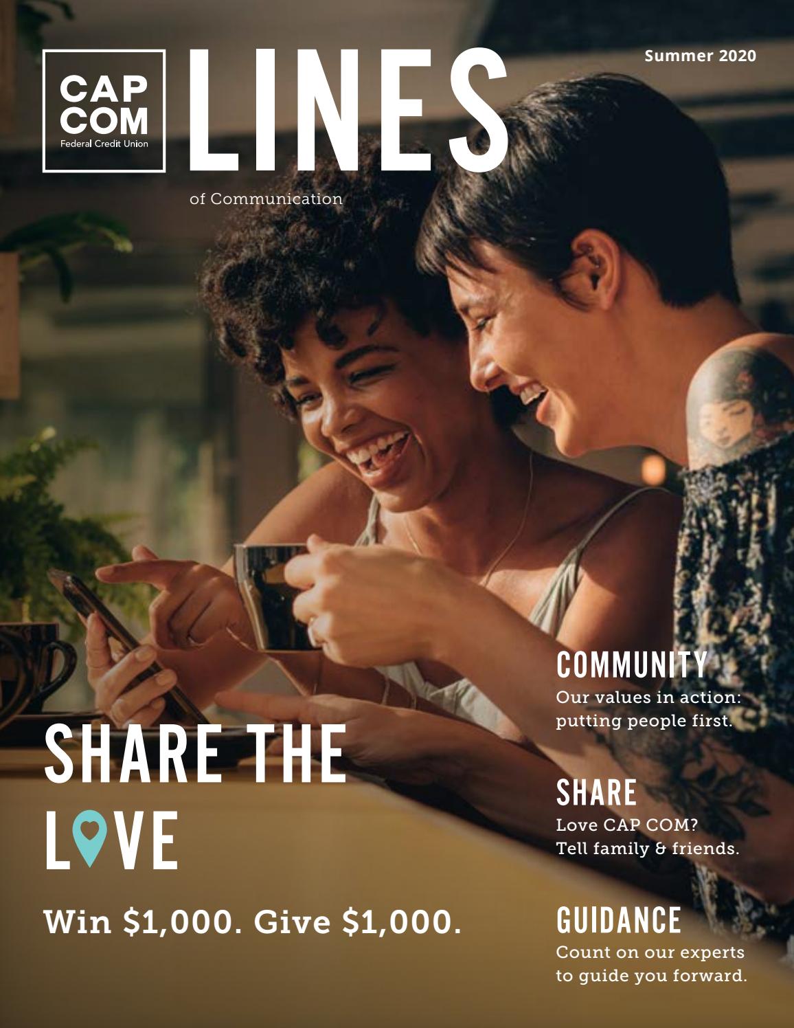 Lines of Communication | Summer 2020 by CAP COM Federal Credit Union ...