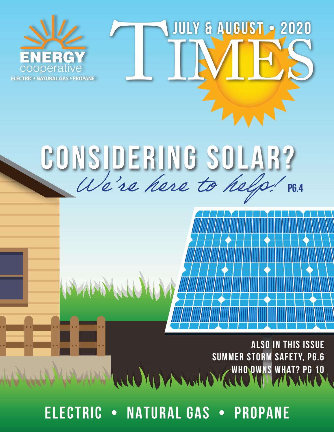 Times Magazine - July & August 2020 by The Energy Cooperative - Issuu