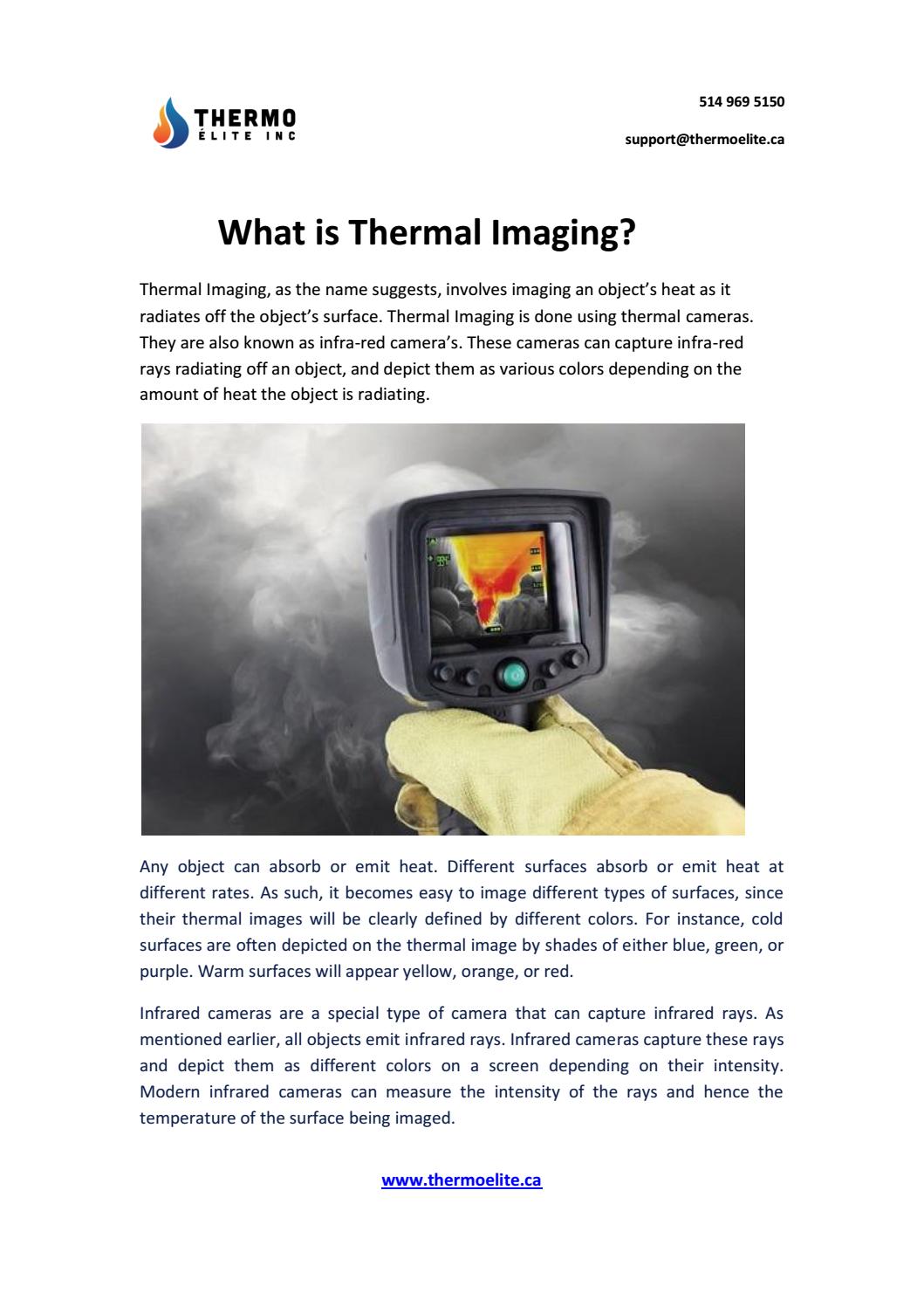 What is Thermal Imaging? by Thermo Élite Inc - Issuu