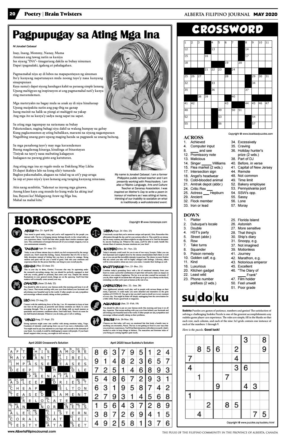 Alberta Filipino Journal - May 2020 Issue by Alberta Filipino Journal ...