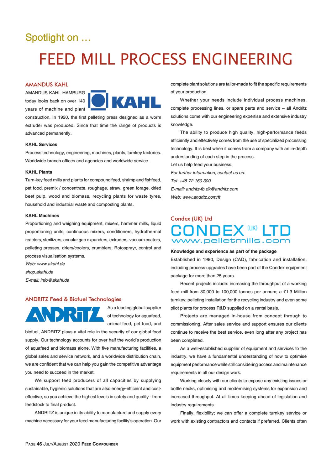 Feed Mill Process Engineering by Feed Compounder - Issuu