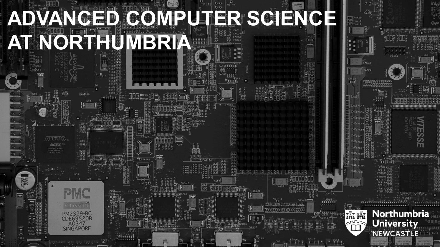 Advanced Computer Science MSc At Northumbria University By Northumbria 