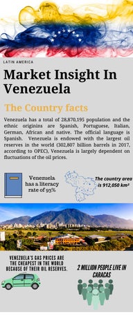 Market Insight in Venezuela by Maria José Santos - Issuu