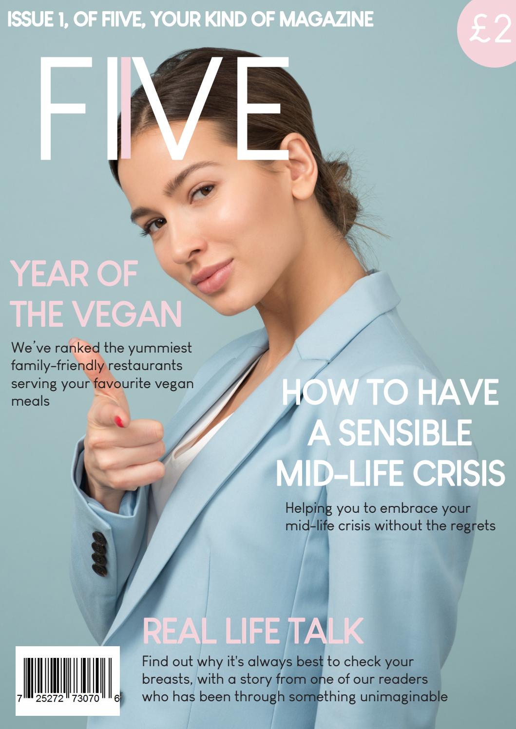 Five magazine - a dummy lifestyle magazine created by journalism ...