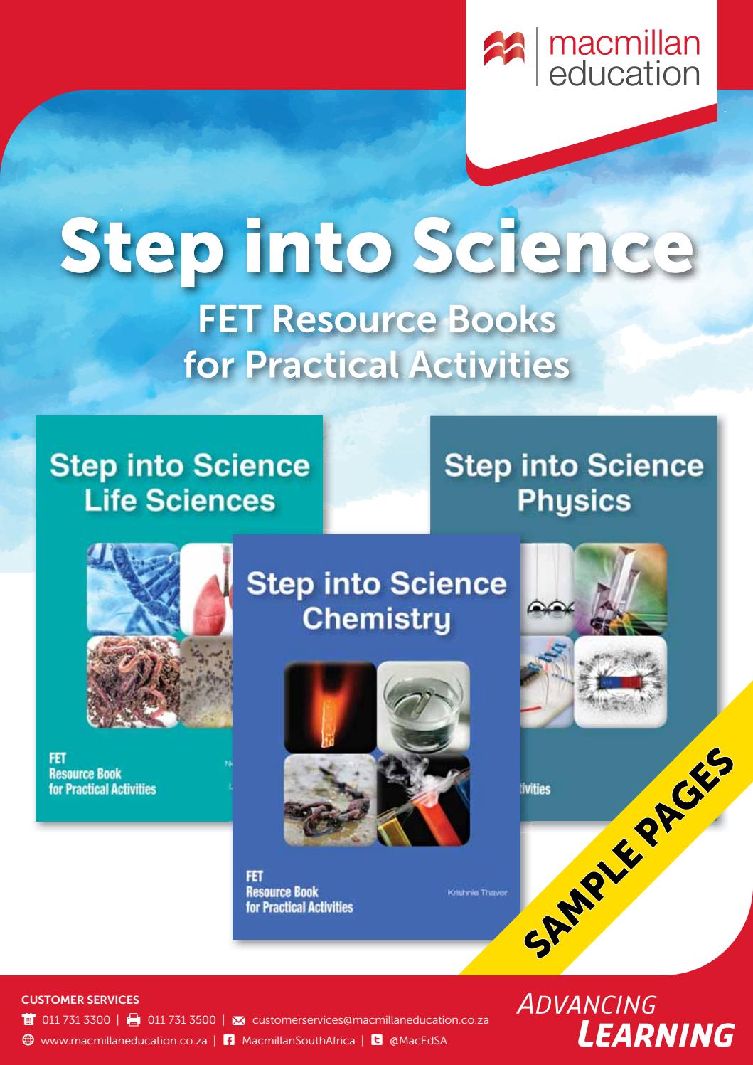 Step into Science FET Brochure by Macmillan Education South Africa - Issuu