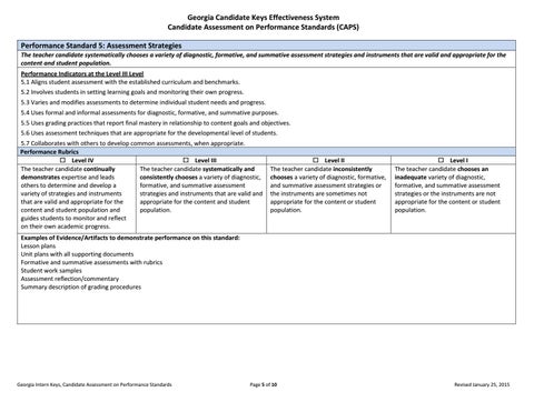 COE Partner Teacher Handbook - CAPS by Georgia College & State ...