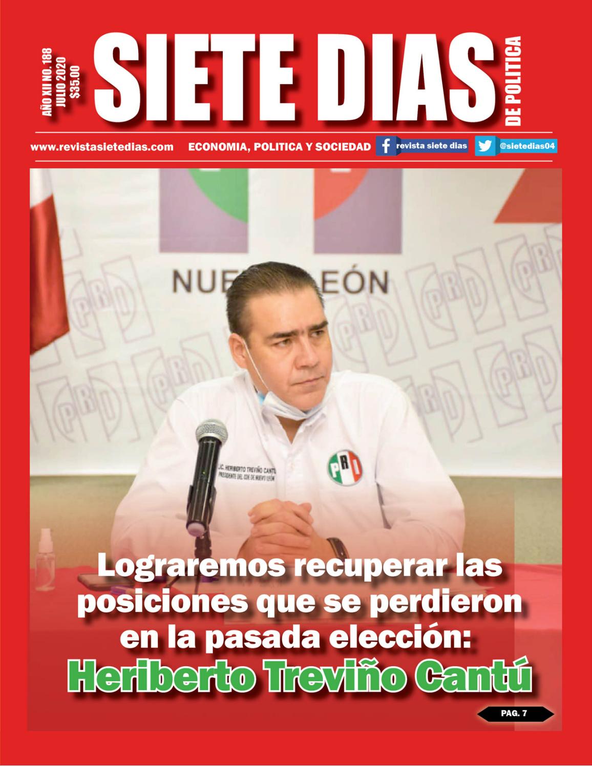 REVISTA SIETE DIAS DE POLITICA JULIO 2020 by REVISTA SIETE DIAS DE ...
