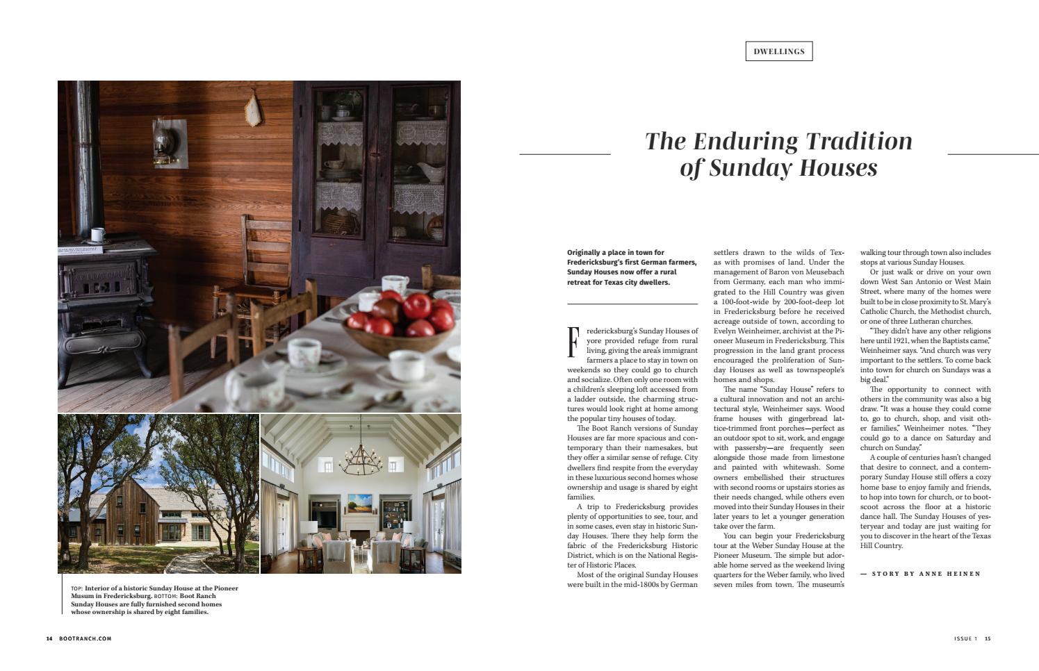 The Enduring Tradition of Sunday Houses by Boot Ranch - Issuu