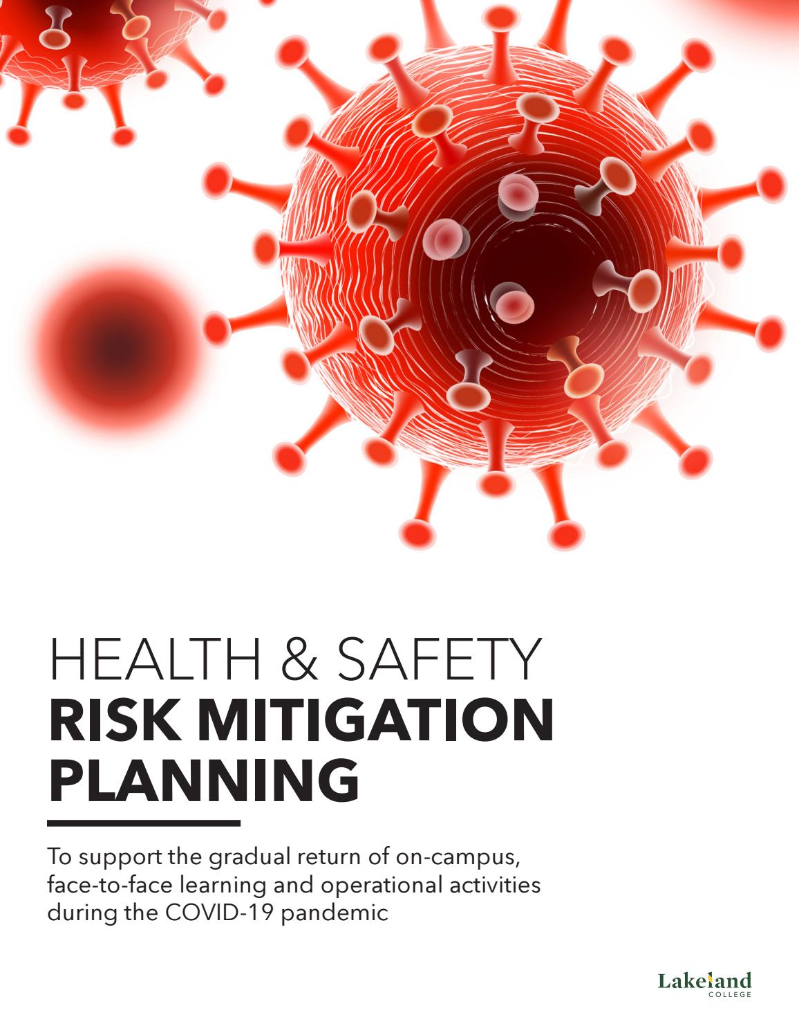 Health & Safety Risk Mitigation Planning by Lakeland College Canada - Issuu