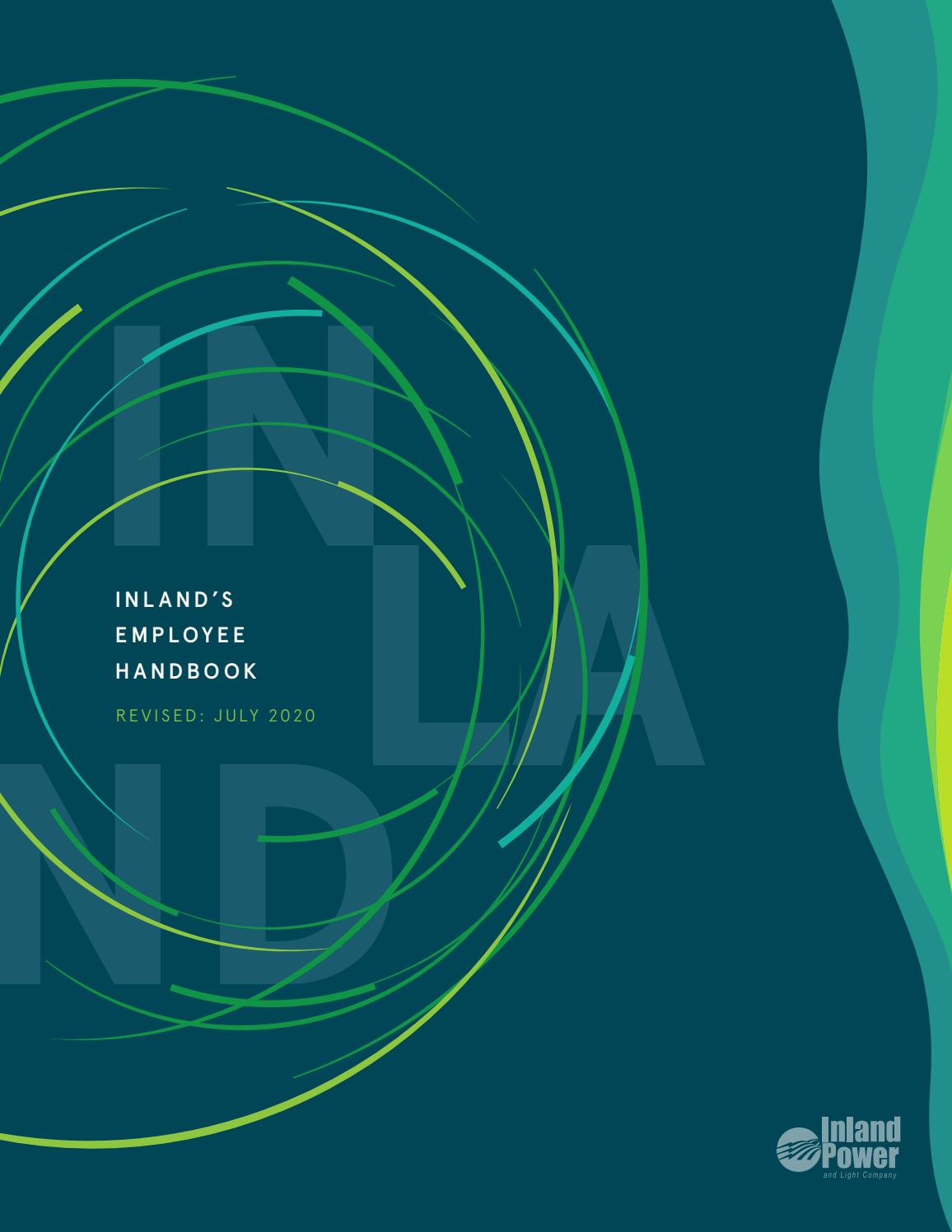 Inland Power Employee Handbook 2020 by Inland Power & Light - Issuu