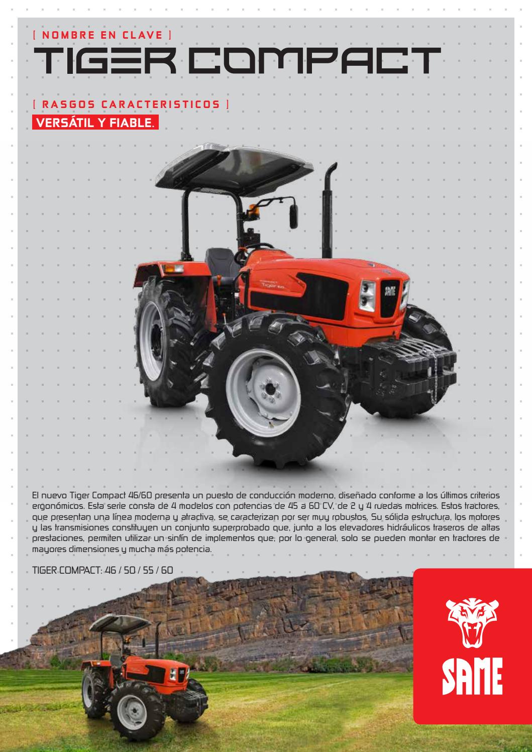 308.8702.4.1-0_Tiger Compact_ES_Folleto by SAME - Tractors - Issuu