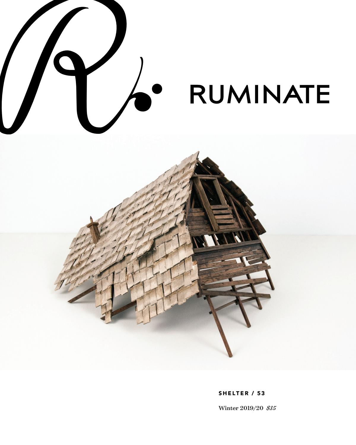 Issue 53: Shelter by Ruminate Magazine - Issuu