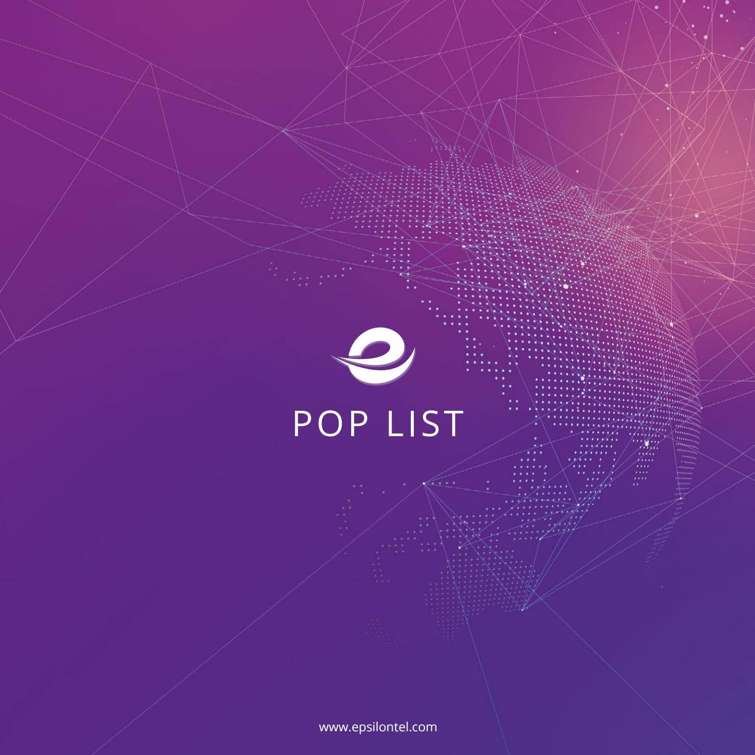 Epsilon PoP List by Epsilon Telecommunications - Issuu