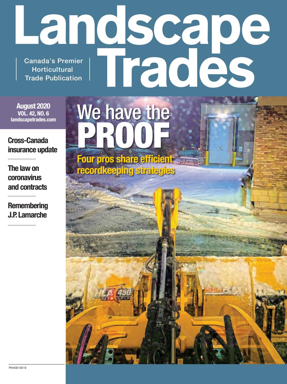 Landscape Trades - August 2020 by Landscape Ontario - Issuu