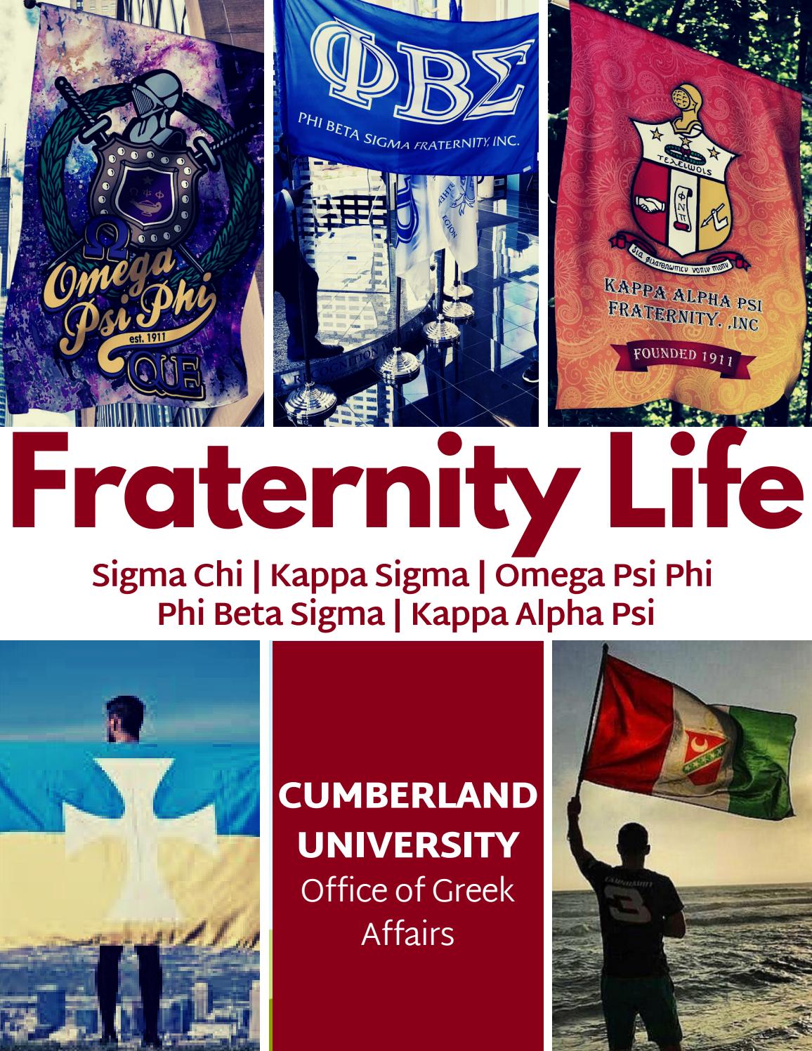 Fraternity Life at CU by Cumberland University - Issuu