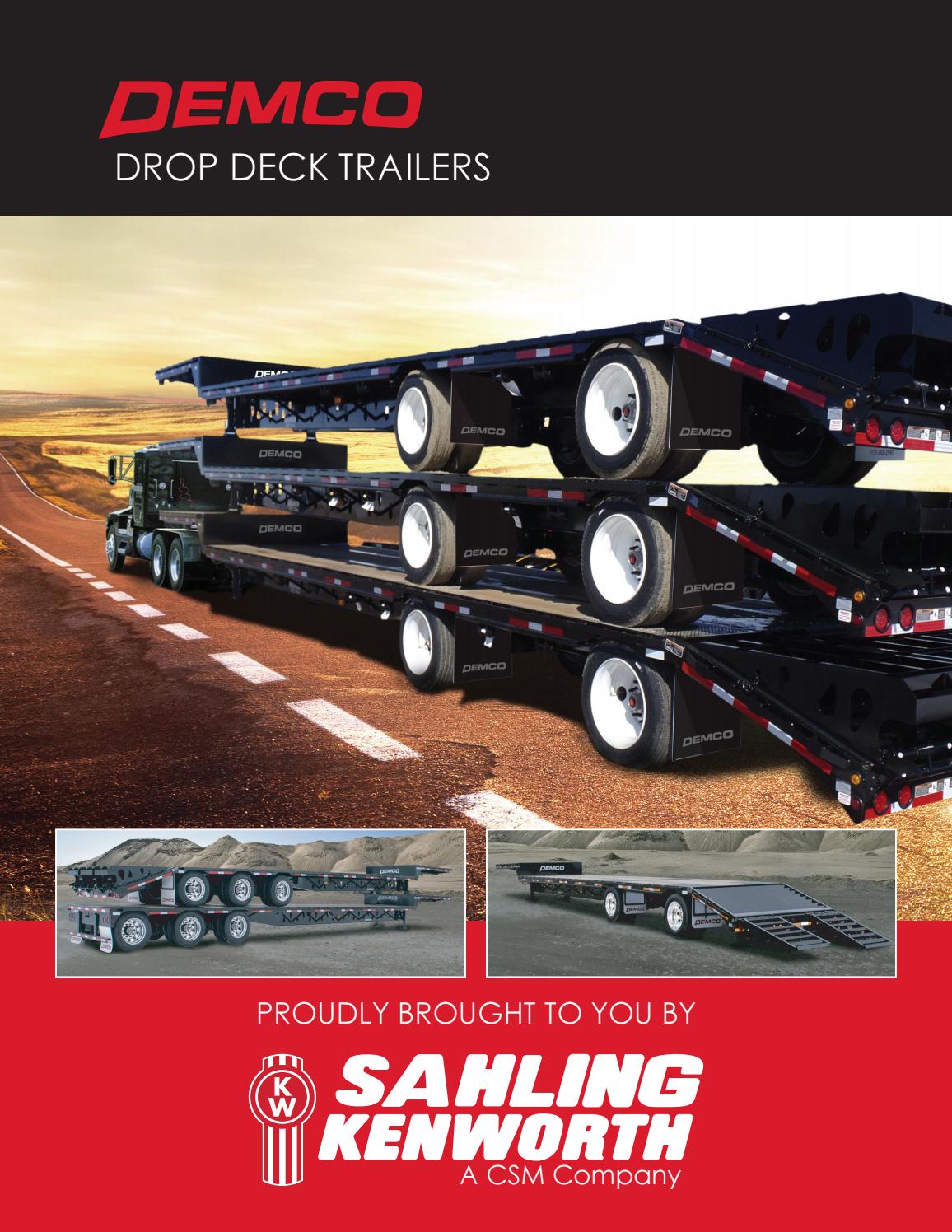 Demco Drop Deck Trailers by csmcompanies - Issuu