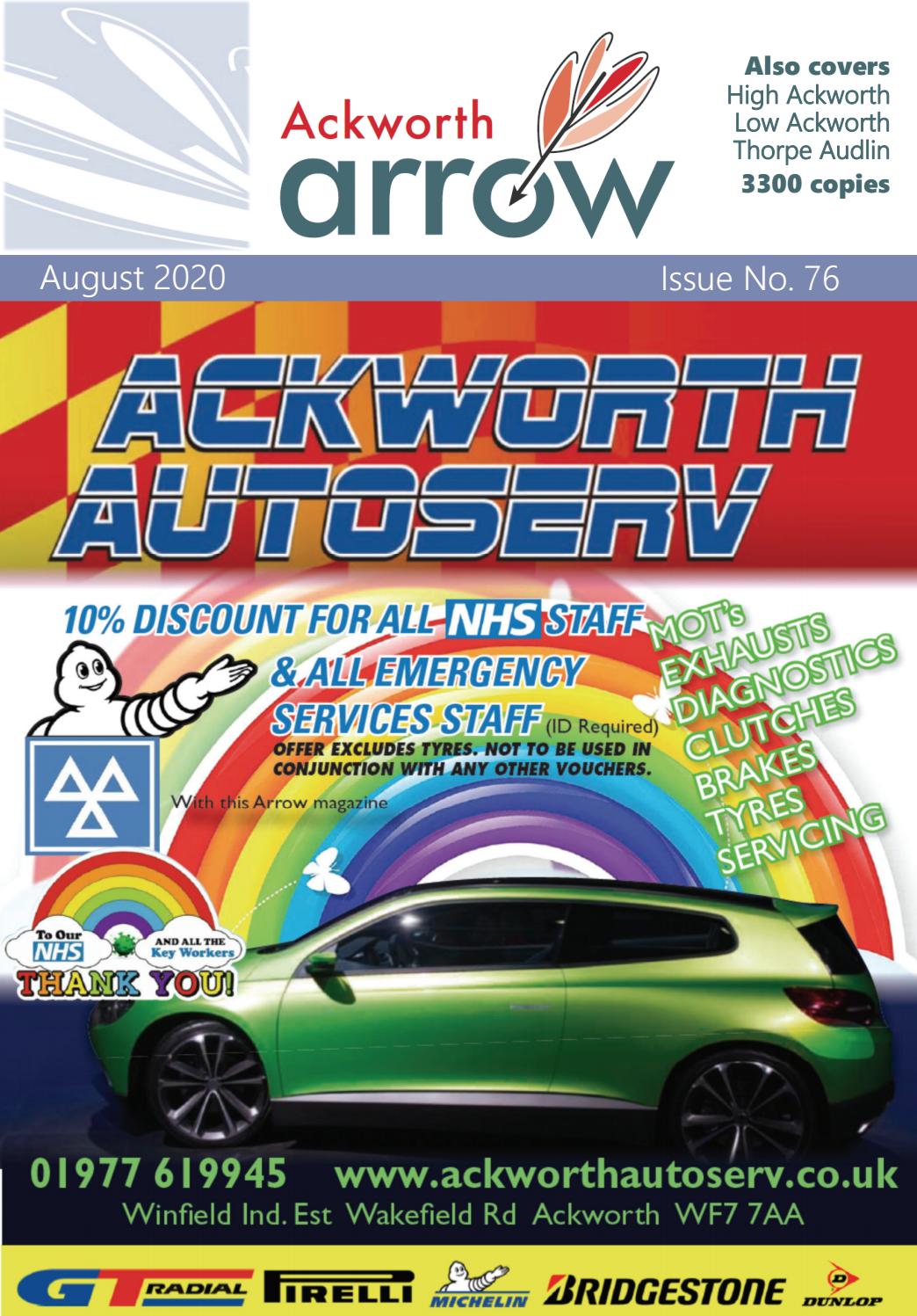 August issue of the Ackworth Arrow by Arrow Publications Ltd - Issuu