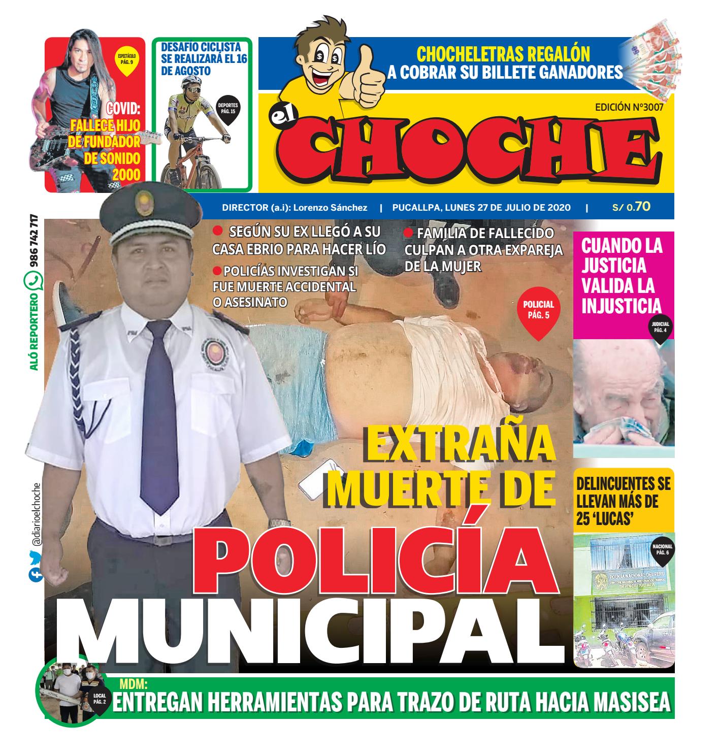 El Choche, Pucallpa 27 de julio de 2020 by Diario Ímpetu - Issuu