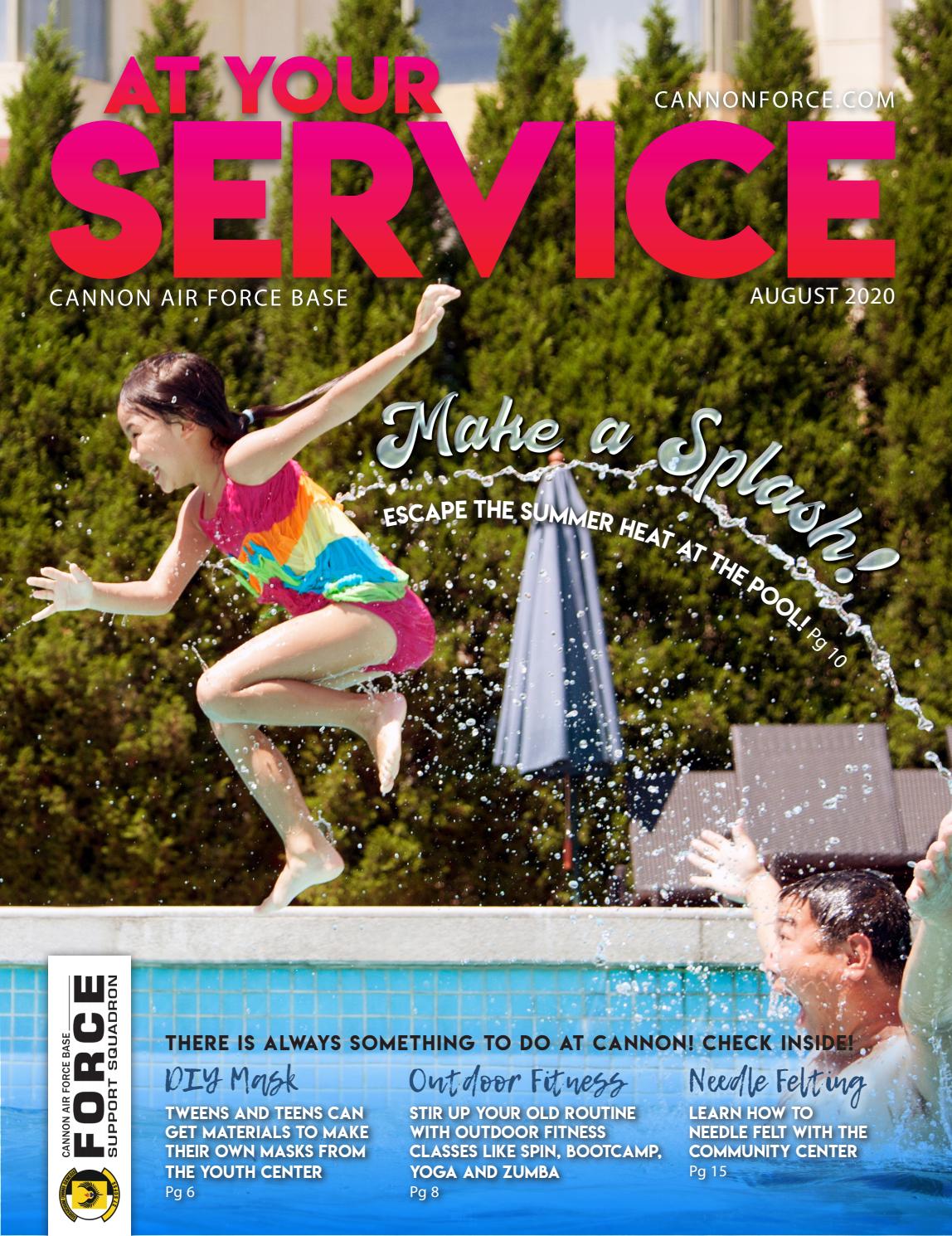 August At Your Service Magazine by Cannon AFB FSS - Issuu