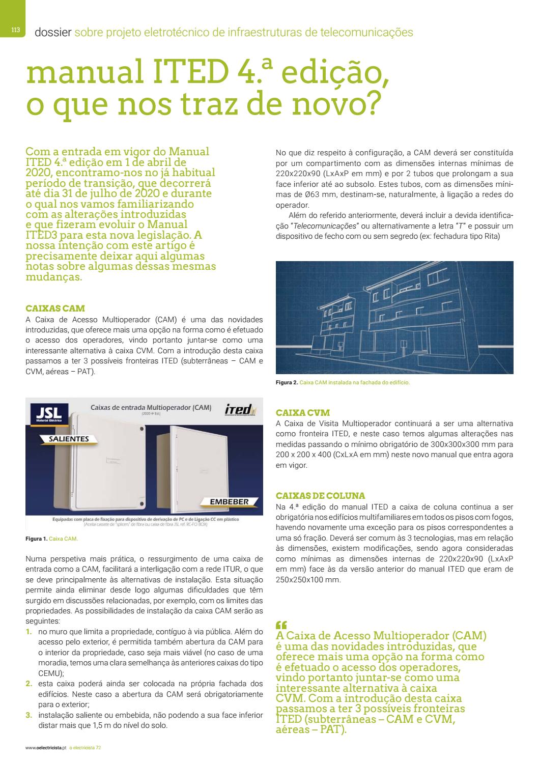 manual ITED 4.ª edição, o que nos traz de novo? by cie - Issuu