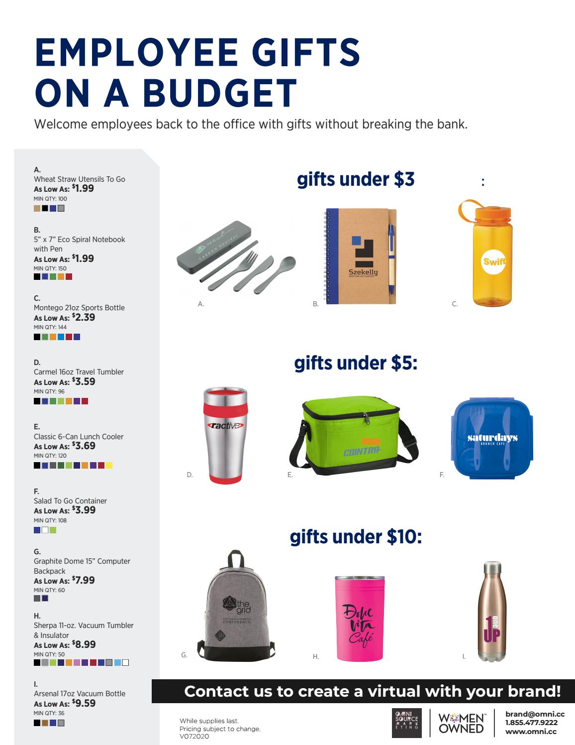 Employee Gifts on a Budget by OmniSource Marketing - Issuu