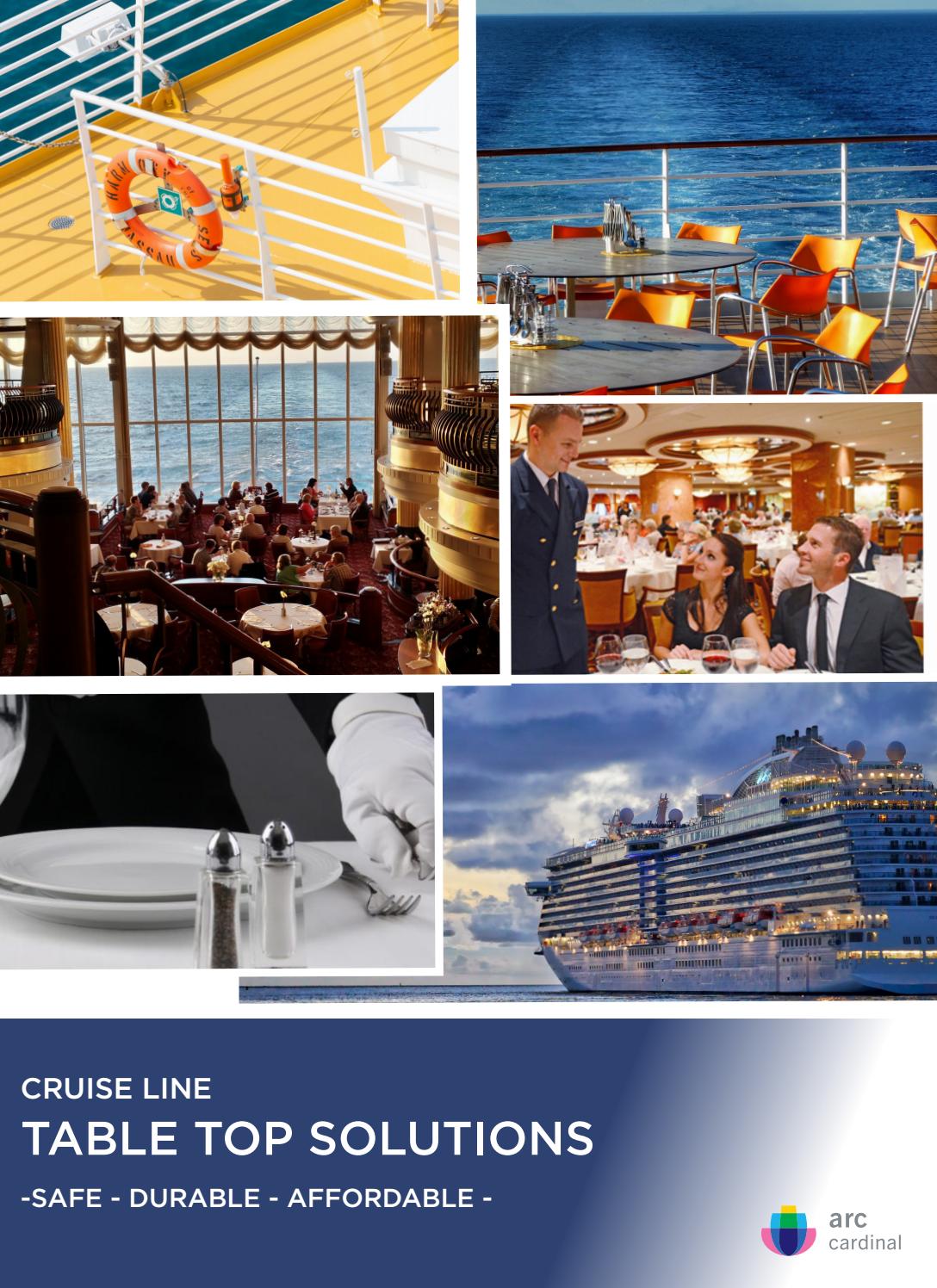 Arc Cardinal's Cruise Line Tabletop Solutions by Arc Cardinal - Issuu