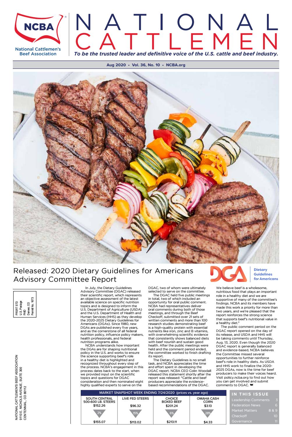 National Cattlemen - August 2020 by NCBA - Issuu