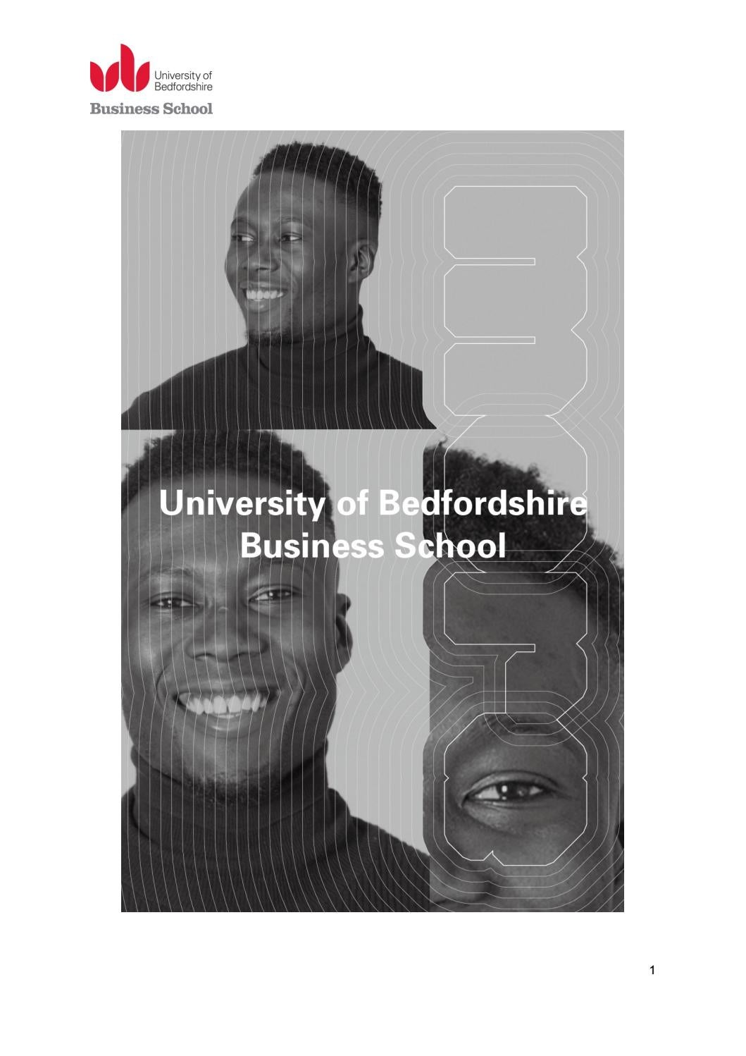 Bedfordshire Business School PG Information Booklet - Summer 2020 by ...