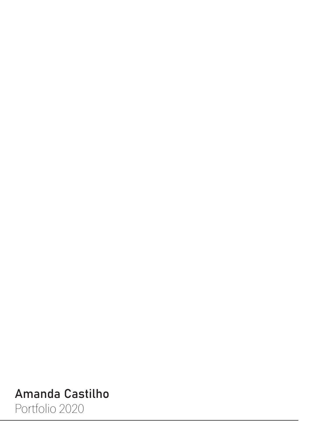 Amanda Castilho - 2020 Portfolio by Amanda Castilho - Issuu