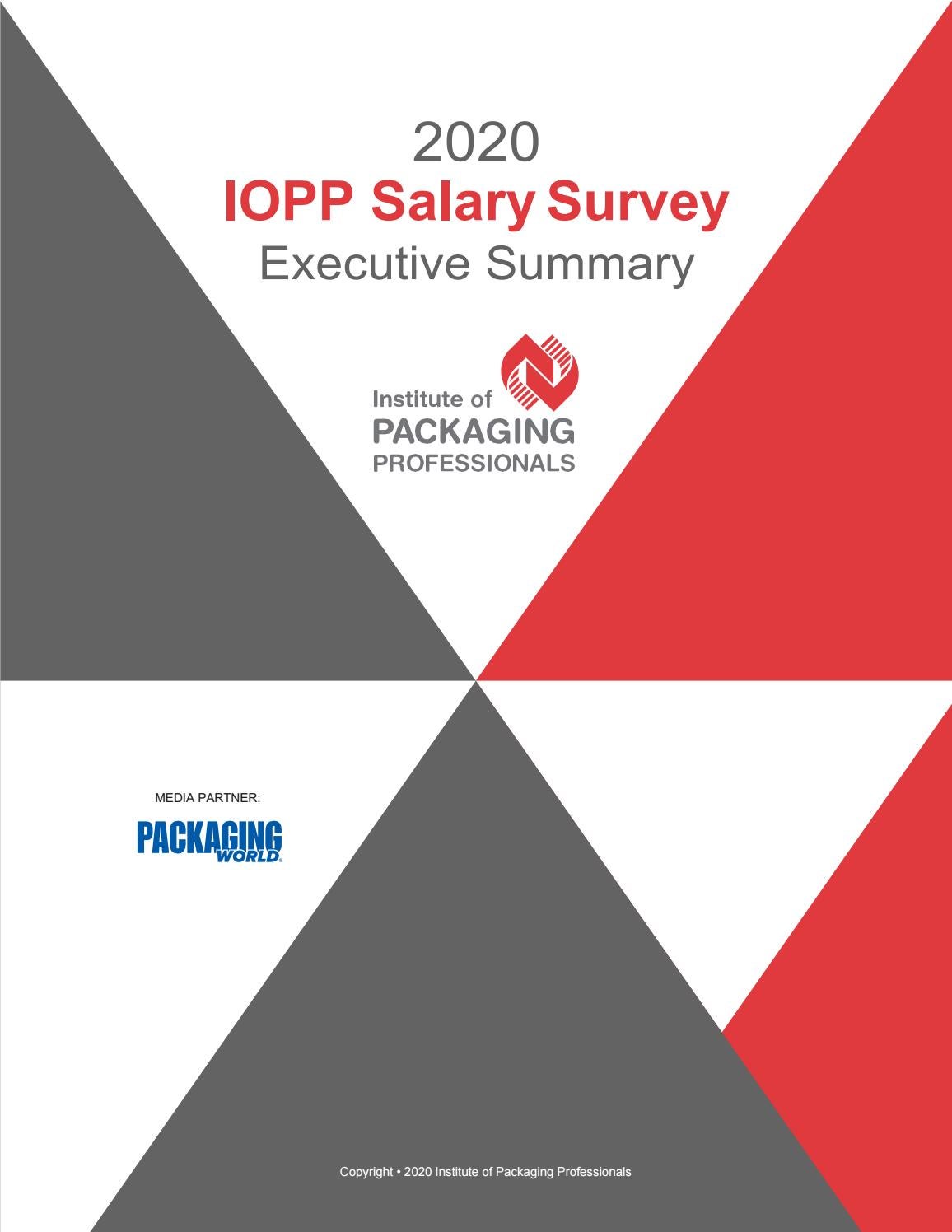 IoPP 2020 Salary Survey Executive Summary by iopp-publications - Issuu