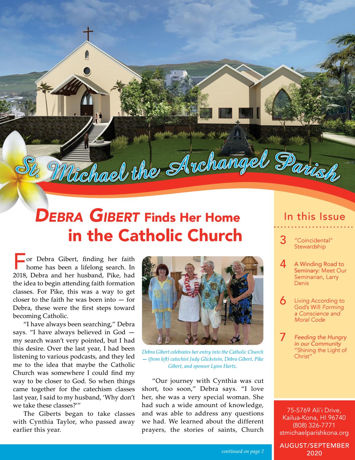 St. Michael the Archangel Catholic Parish Newsletter — August/September ...