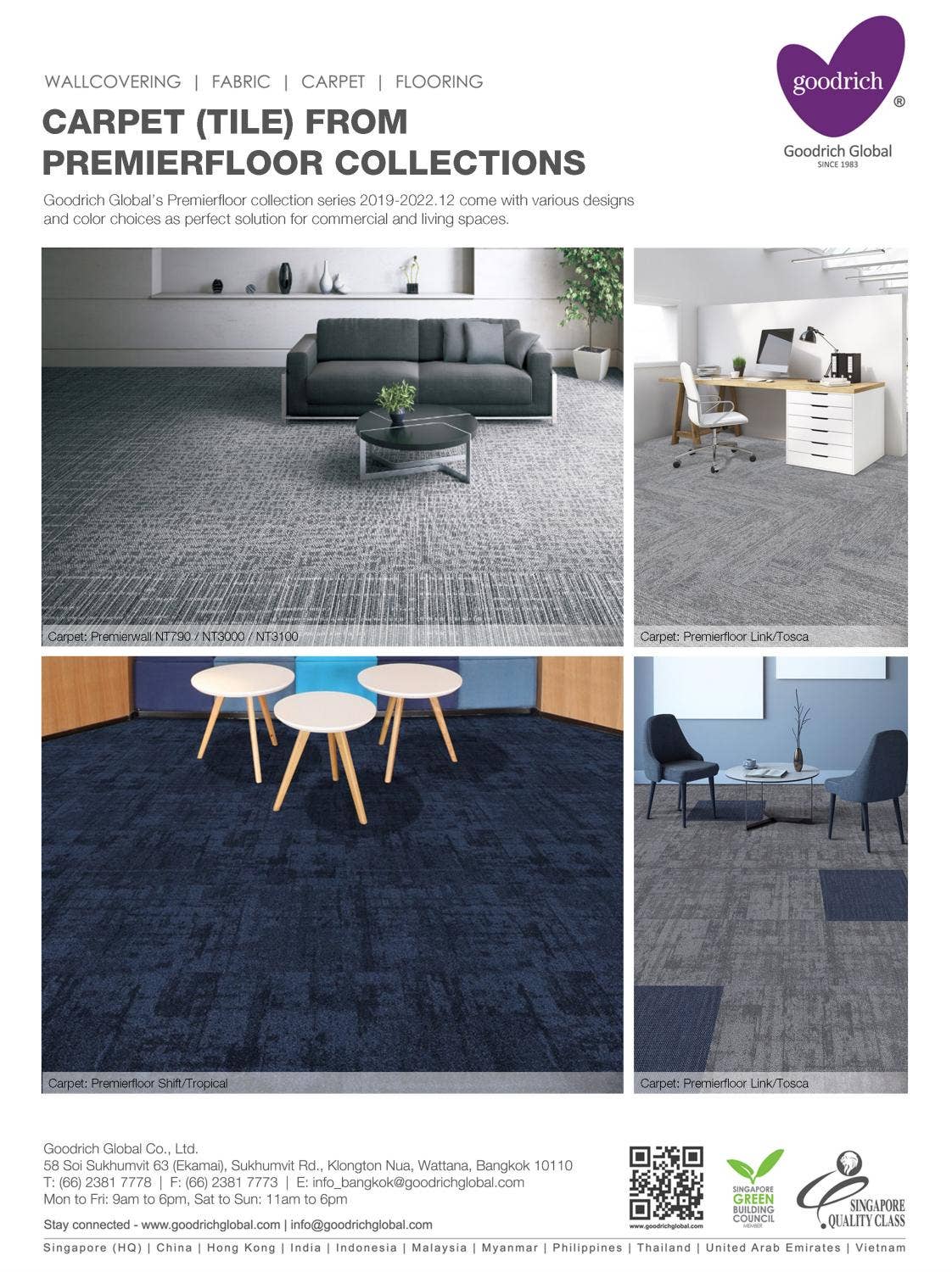 Premierfloor Carpet Tile Collections by Goodrich Global - Magazine by ...