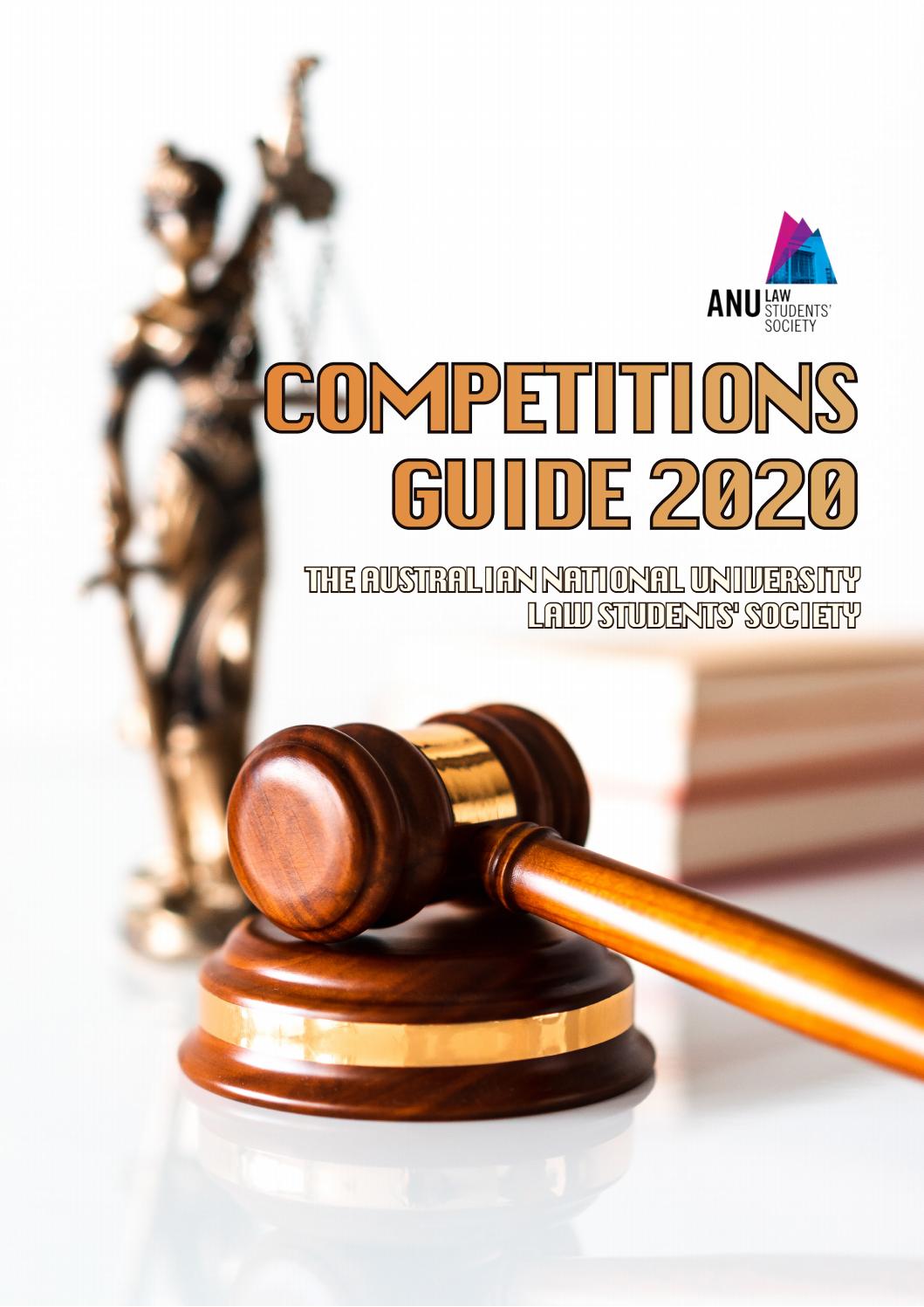 ANU LSS Competitions Guide 2020 by ANU Law Students' Society - Issuu