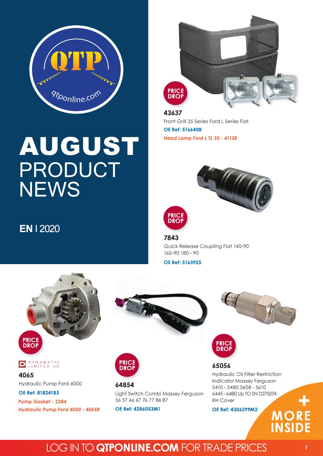 QTP August Product News 2020 by Quality Tractor Parts - Issuu