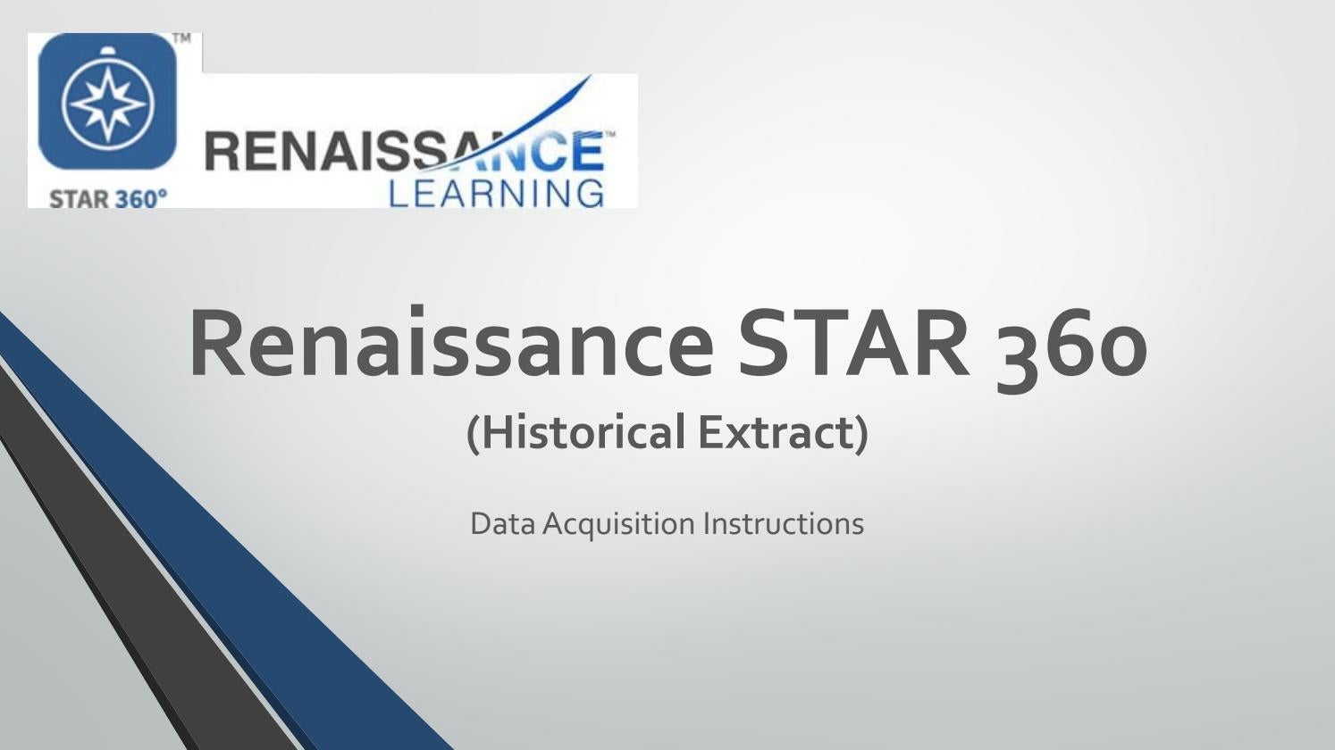 STAR 360 Historical Extract Data Acquisition by Multiple Measures - Issuu