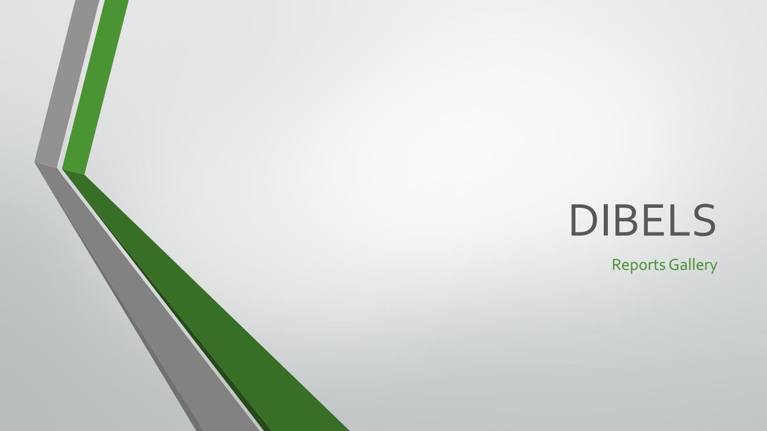 Dibels Example Reports by Multiple Measures - Issuu