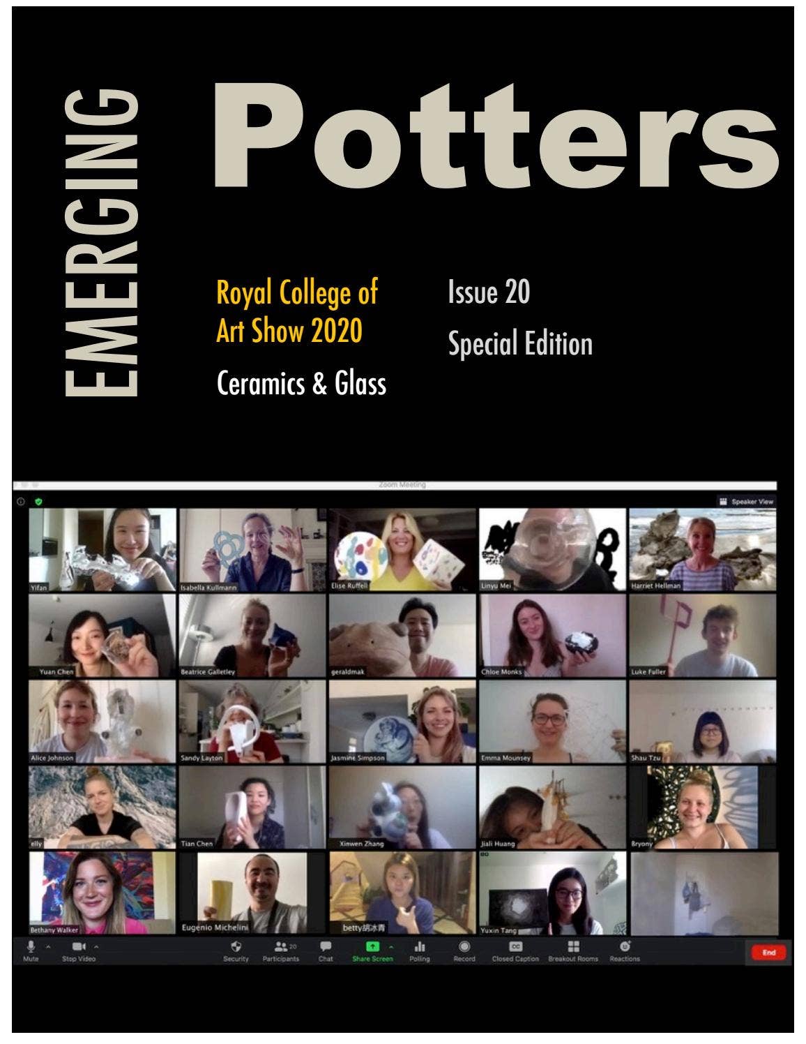 Emerging Potters magazine Issue 20 RCA Special Edition by Paul Bailey ...