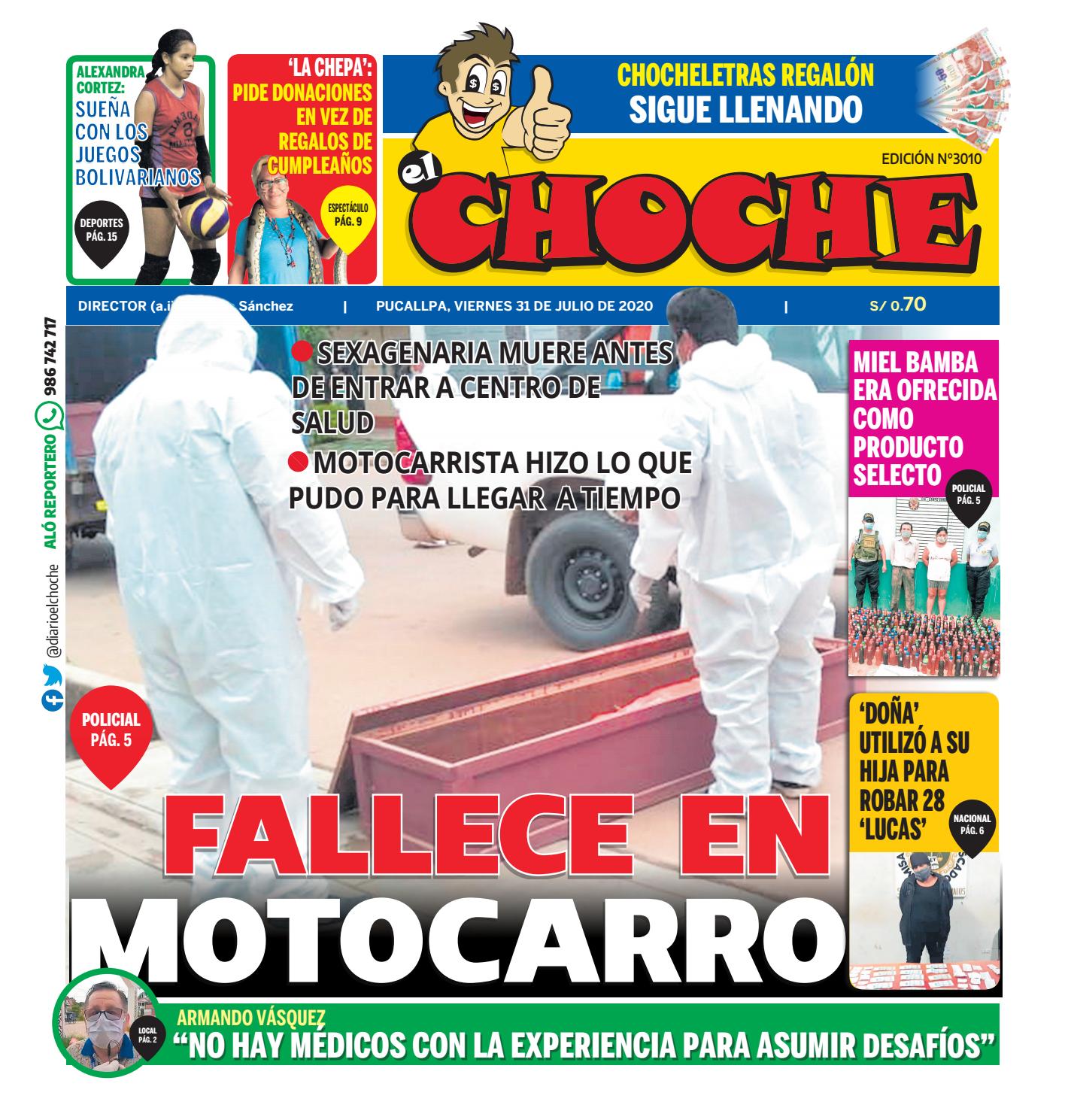 El Choche, Pucallpa 31 de julio de 2020 by Diario Ímpetu - Issuu