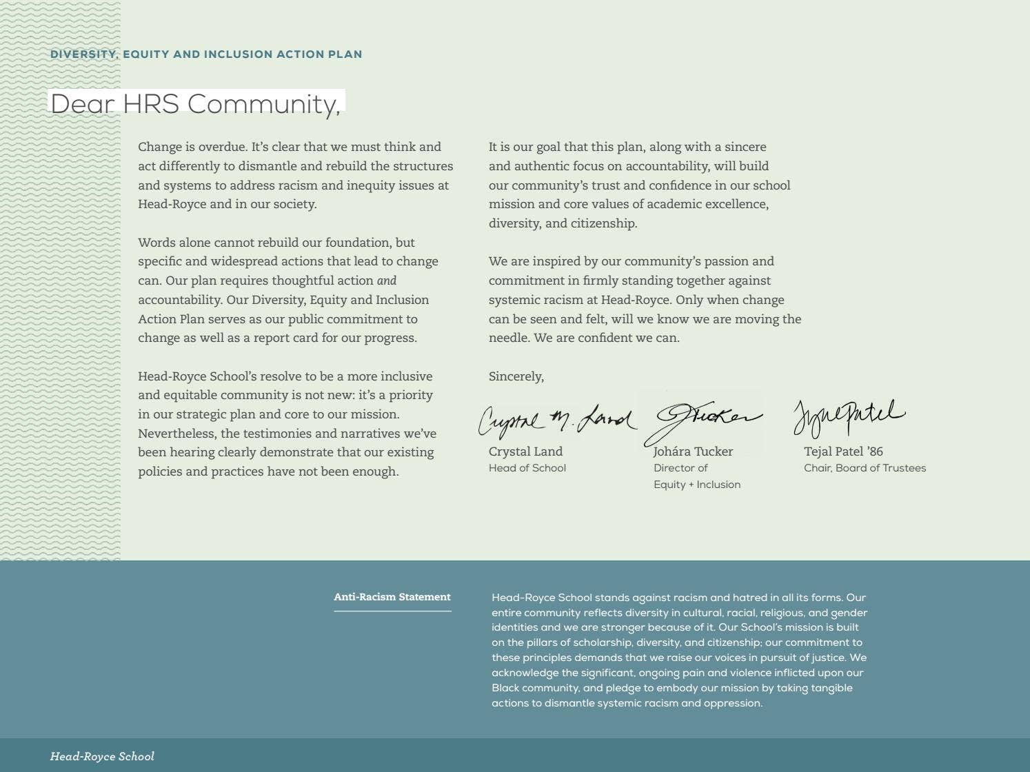 HRS DEI Action Plan 2020-2021 by Head-Royce School - Issuu