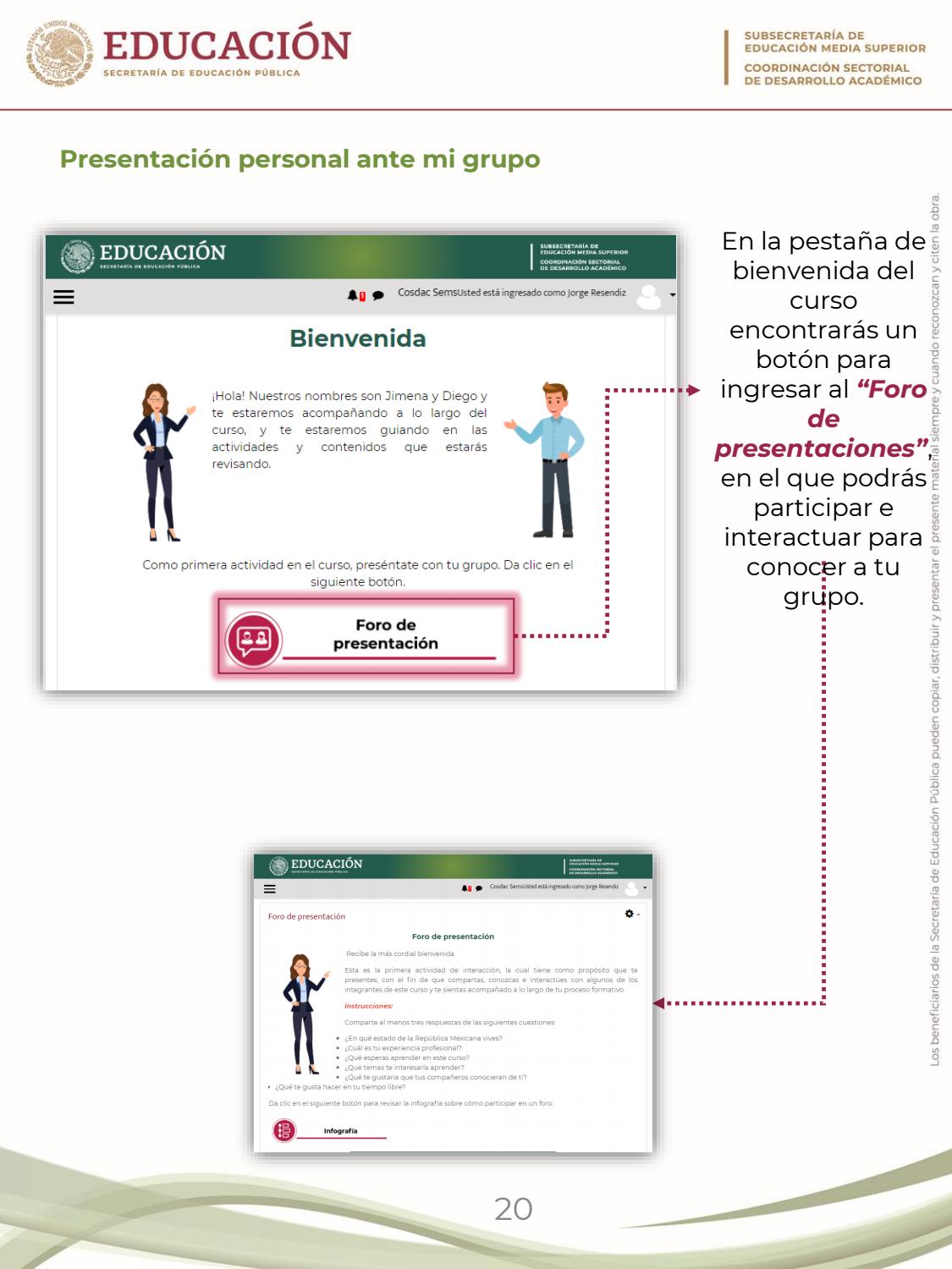 Manual para ocupar la plataforma de Formación Docente en Educación ...