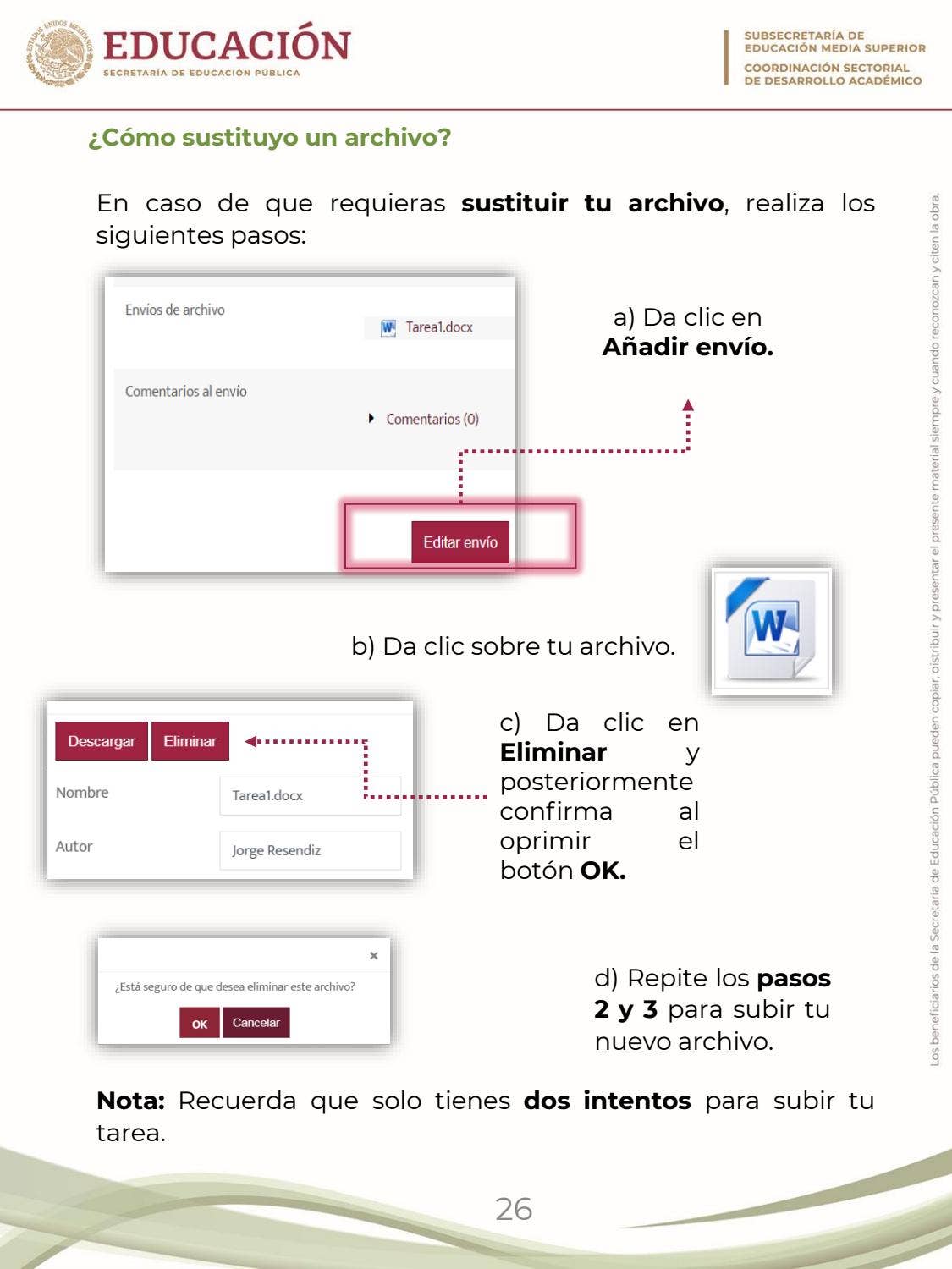 Manual para ocupar la plataforma de Formación Docente en Educación ...