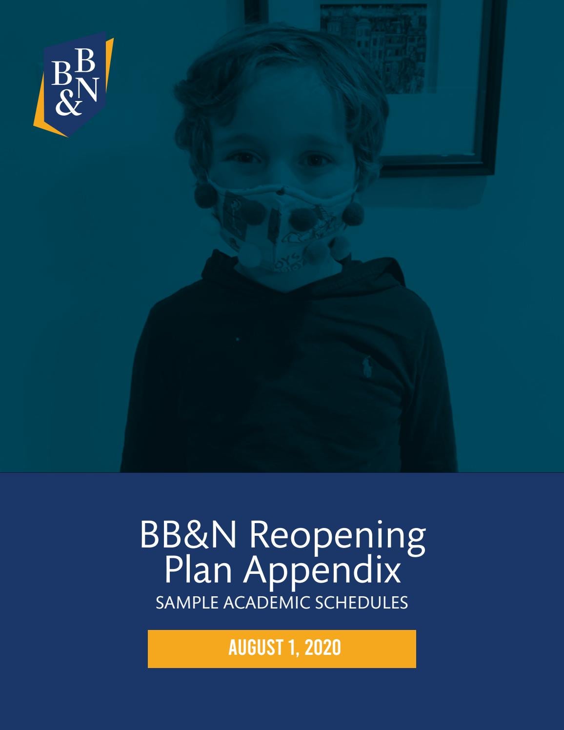 Appendix: BB&N Sample Academic Schedules 2020-2021 by BB&N - Issuu