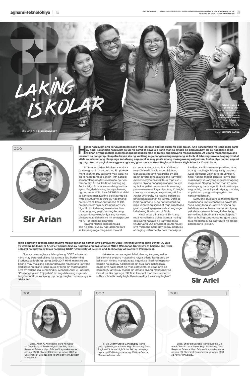 Ang Sinagtala 2019-2020 | Tomo XXVII, Blg. III by Ang Sinagtala GRSHS-X ...