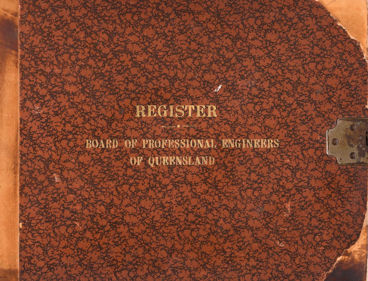 Board of Professional Engineers of Queensland - The Original Register ...