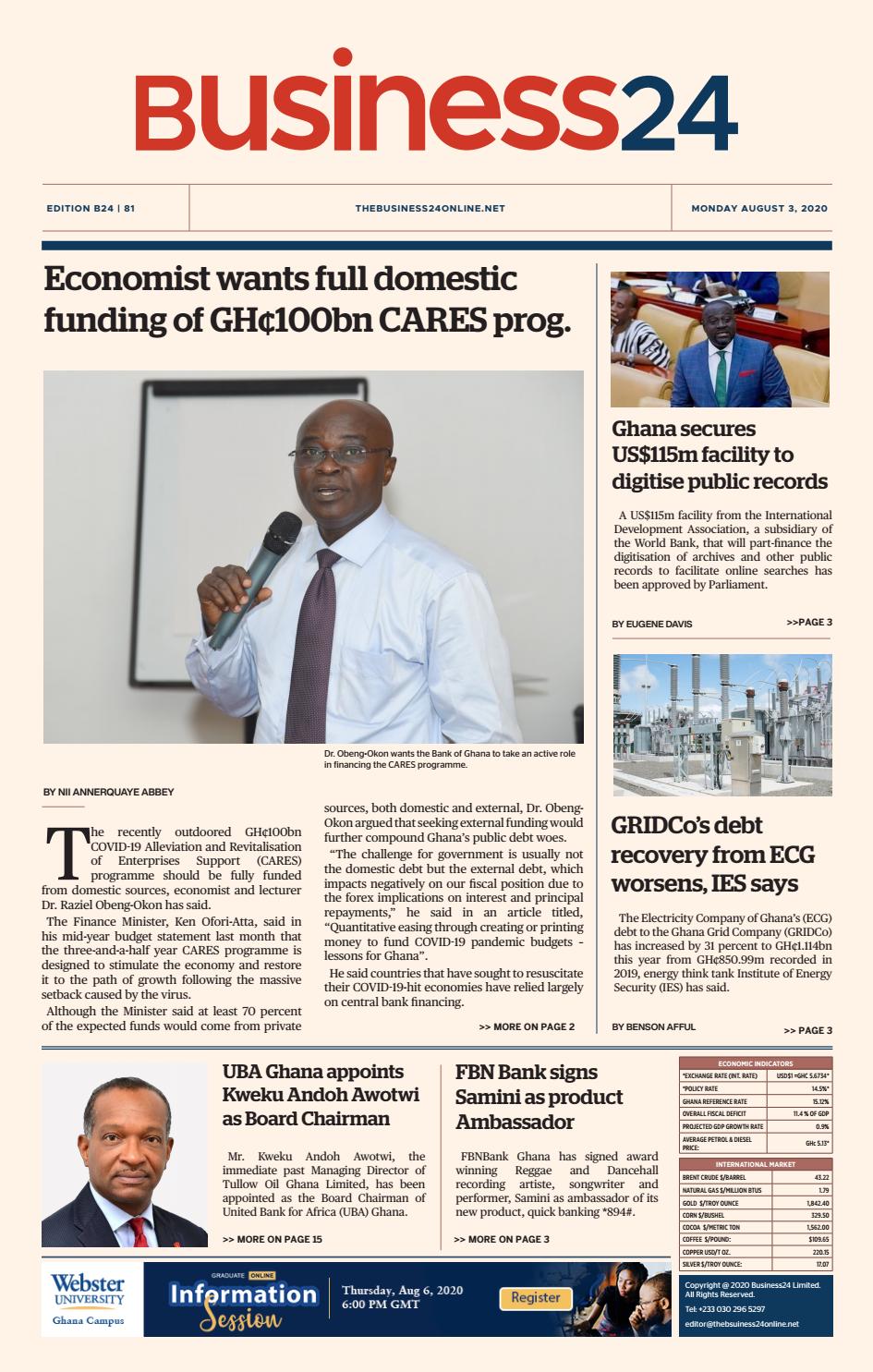 Business24 Newspaper - August 3, 2020 by Business24 Online - Issuu