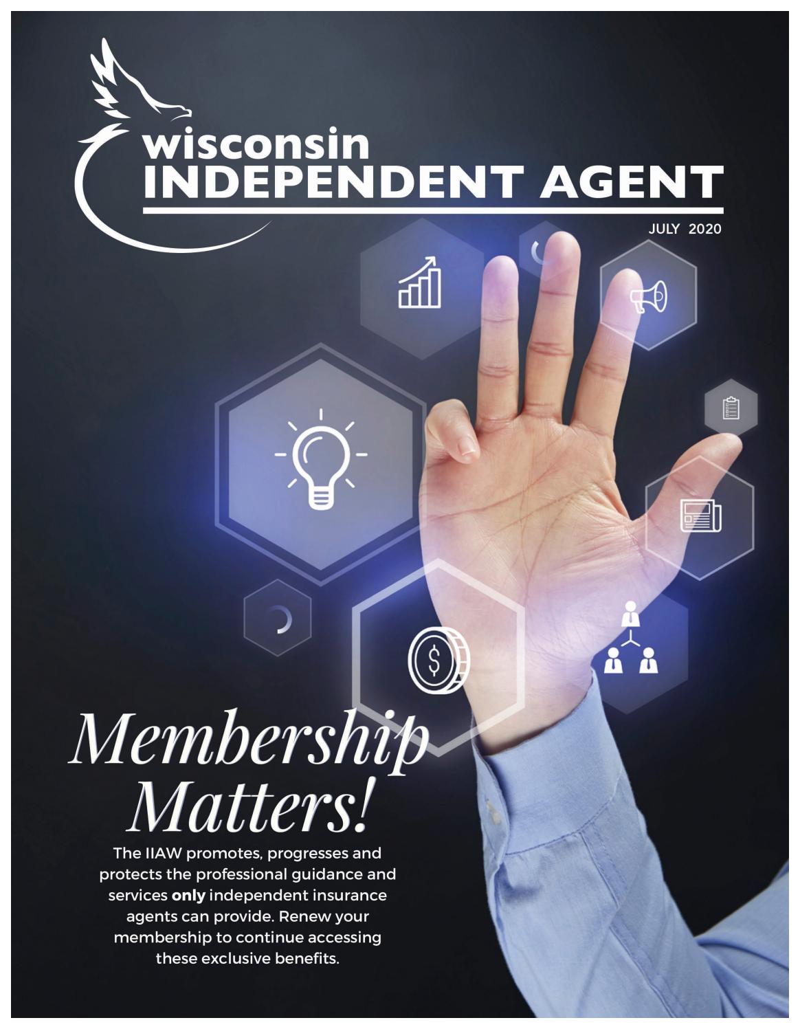 Wisconsin Independent Agent July 2020 Magazine by Independent Insurance ...