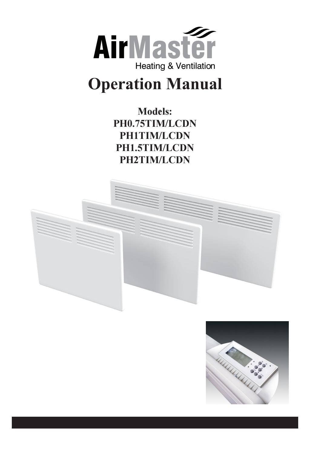 AirMaster – Operation Manual by Boss Cabins Ltd - Issuu