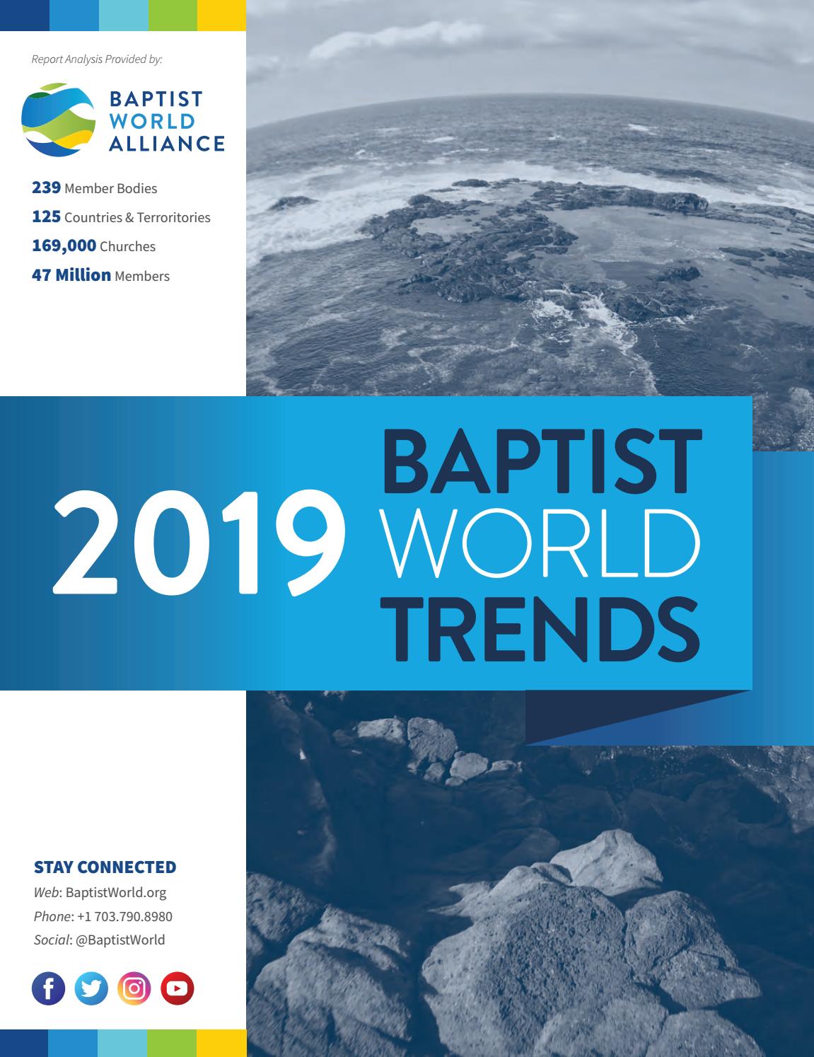 2019 Baptist World Trends by Baptist World Alliance - Issuu