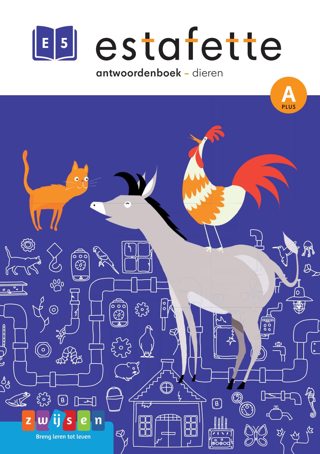 Antwoordenboekje bij plus werkboek A van groep 5 Estafette editie 3 by Uitgeverij Zwijsen - Issuu