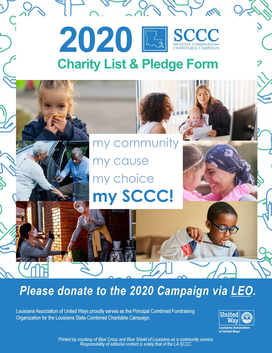 2020 Louisiana State Combined Charitable Campaign (LA SCCC) - Charity ...